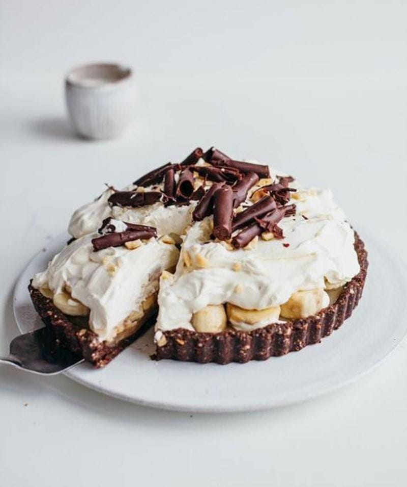 Chocolate & Hazelnut Banoffee Pie