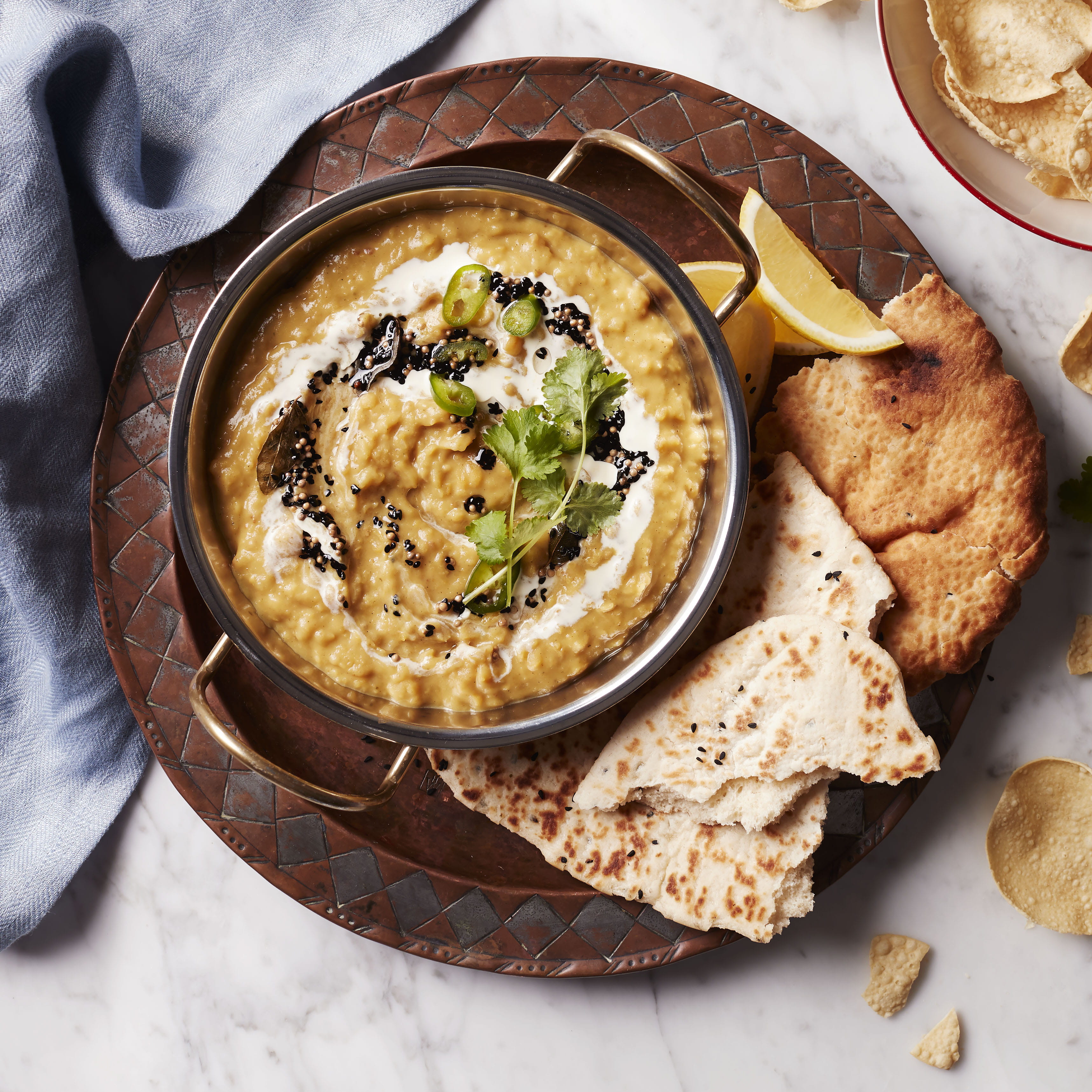 Creamy Yellow Split Pea and Ginger Dahl | Elmlea